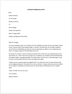 Copyright-Permission-Letter - Smart Letters