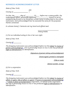 33 Free Notarized Letters & Templates - Smart Letters