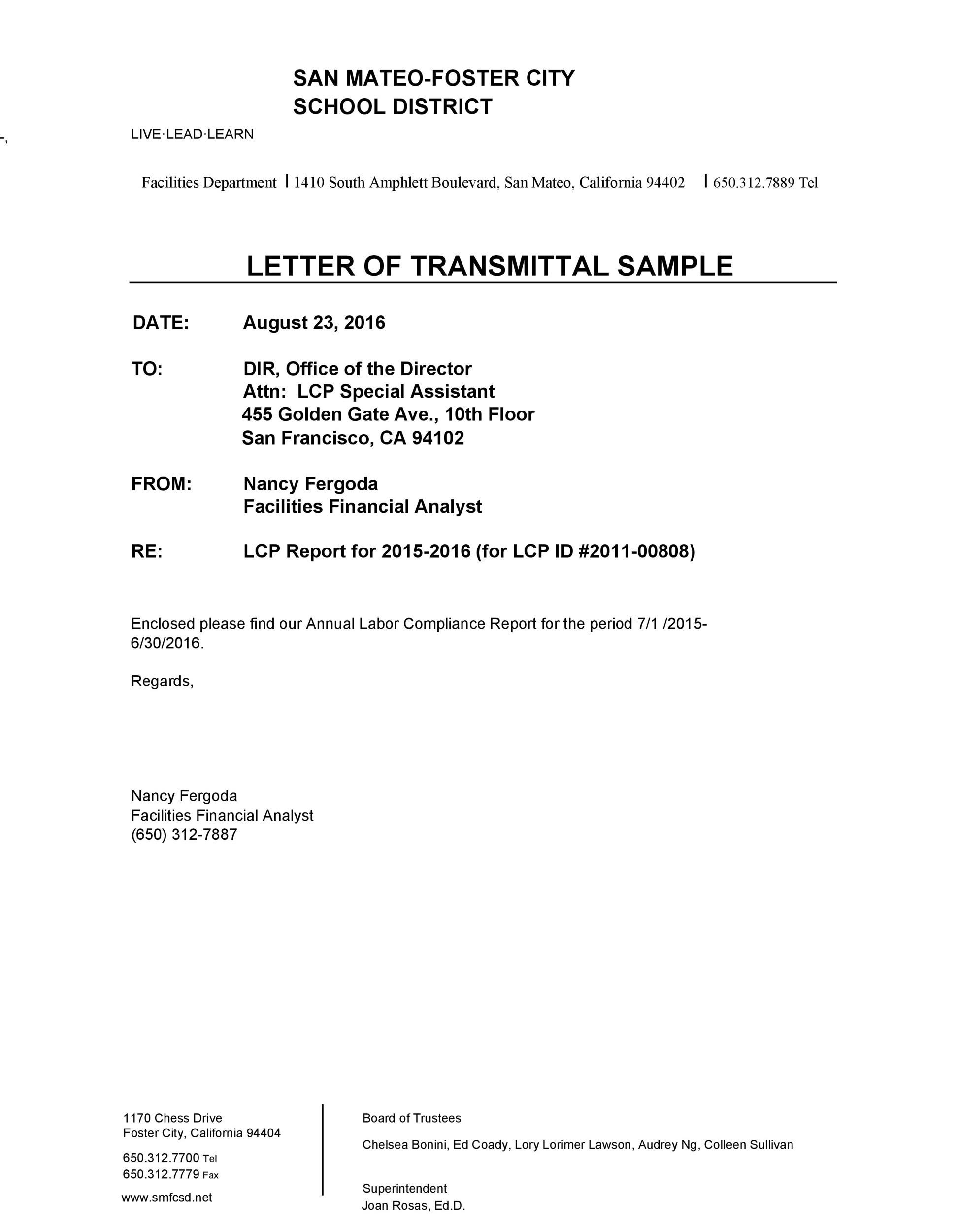 Letters Of Transmittal - { 50+ Free Samples & Guide} - Smart Letters